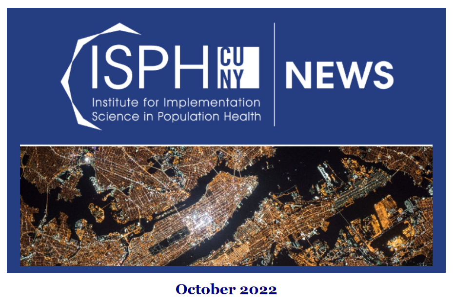 October 2022 Newsletter | CUNY ISPH